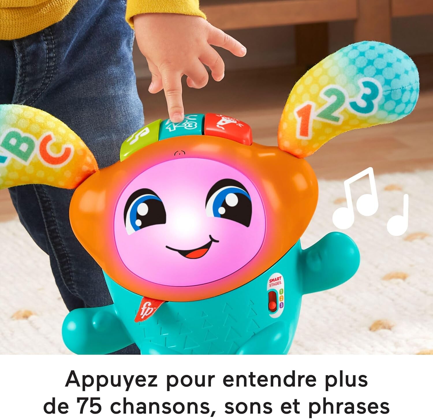 Fisher-Price DJ le robot danseur à rebond | Jouets 1er âge ...